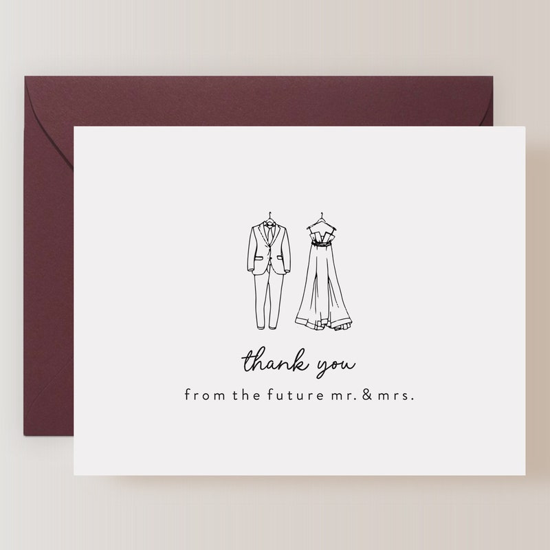 Mr and Mrs Thank You - Etsy