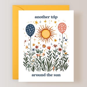 Another Trip Around the Sun Birthday Card - (FPSBI0025) - Etsy