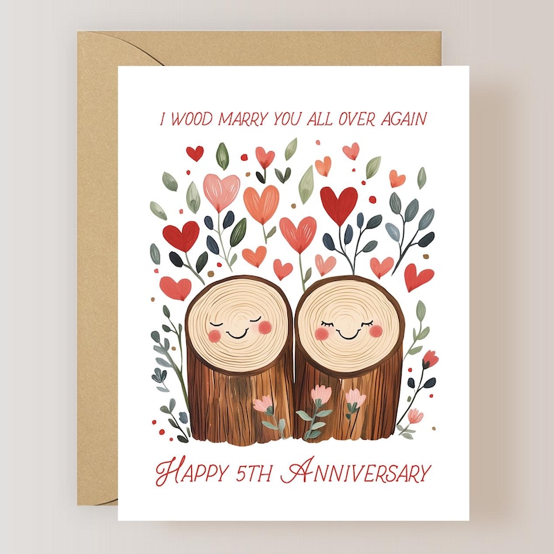 Wood Anniversary - Etsy