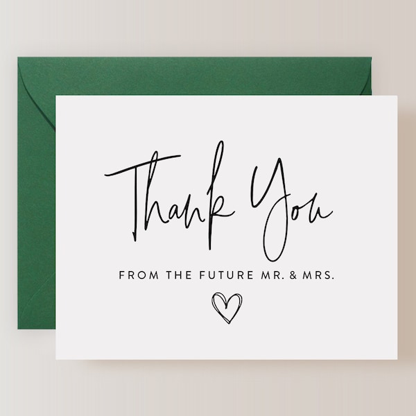 Mr and Mrs Thank You - Etsy