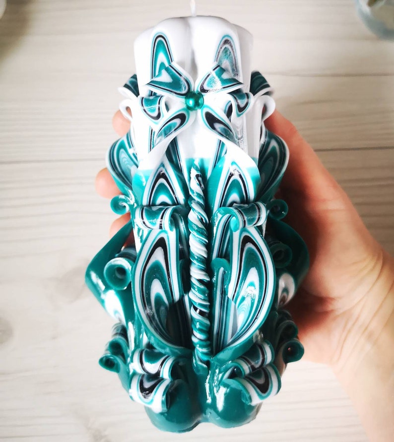 Hand Carved Candle for Home Decor or Christmas Gifts Idea - Etsy