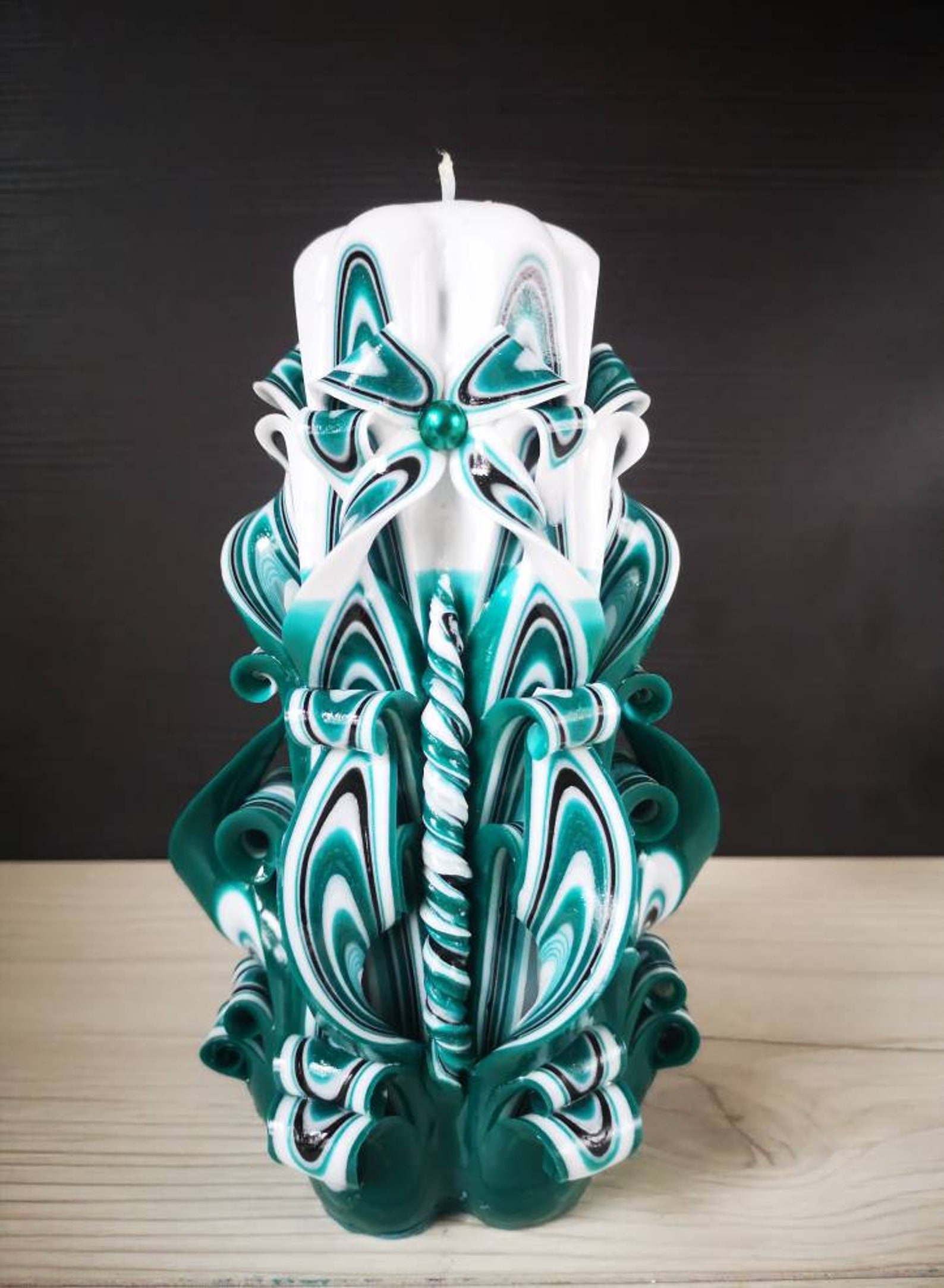 Hand Carved Candle for Home Decor or Christmas Gifts Idea - Etsy