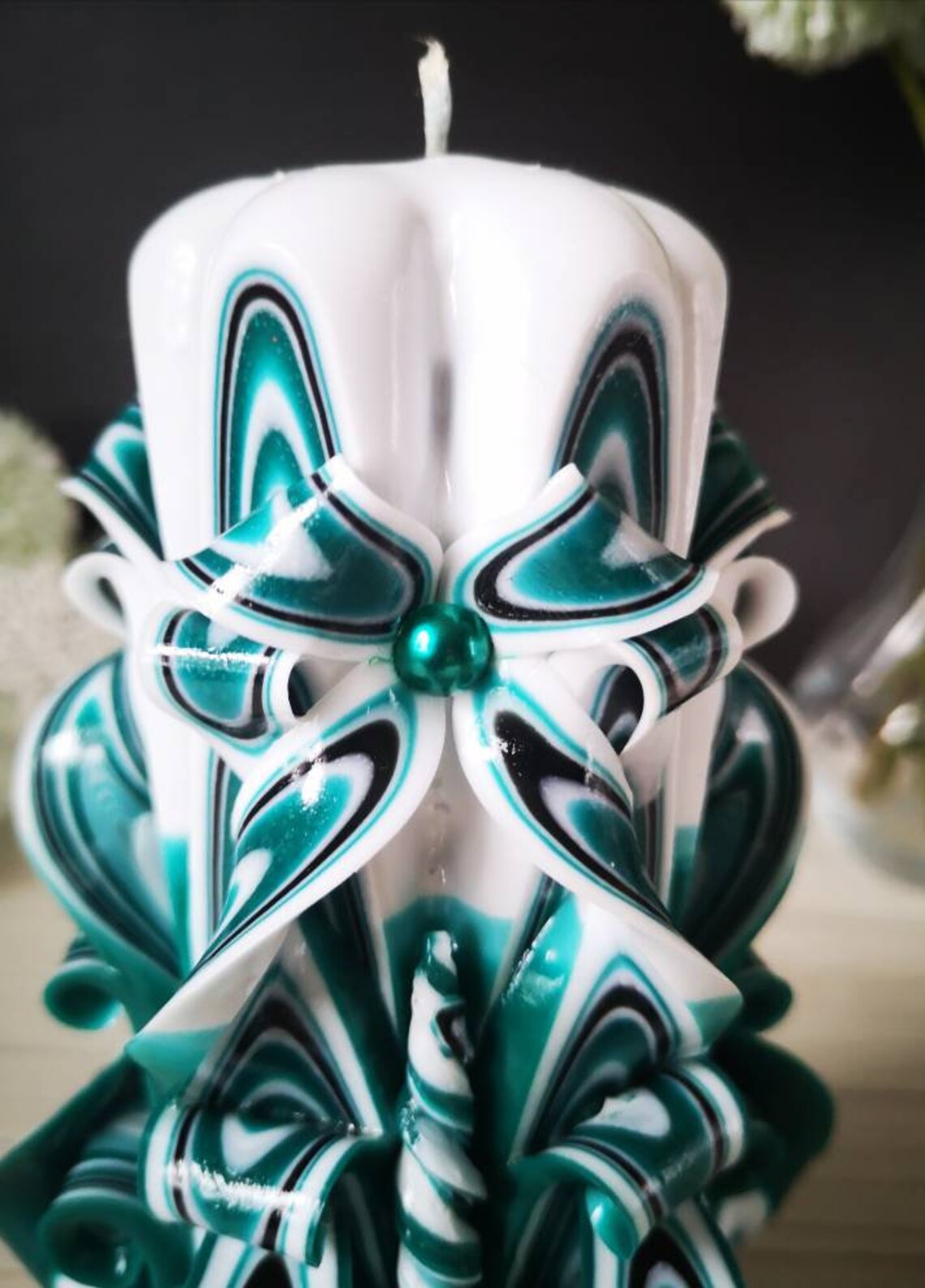 Hand Carved Candle for Home Decor or Christmas Gifts Idea - Etsy