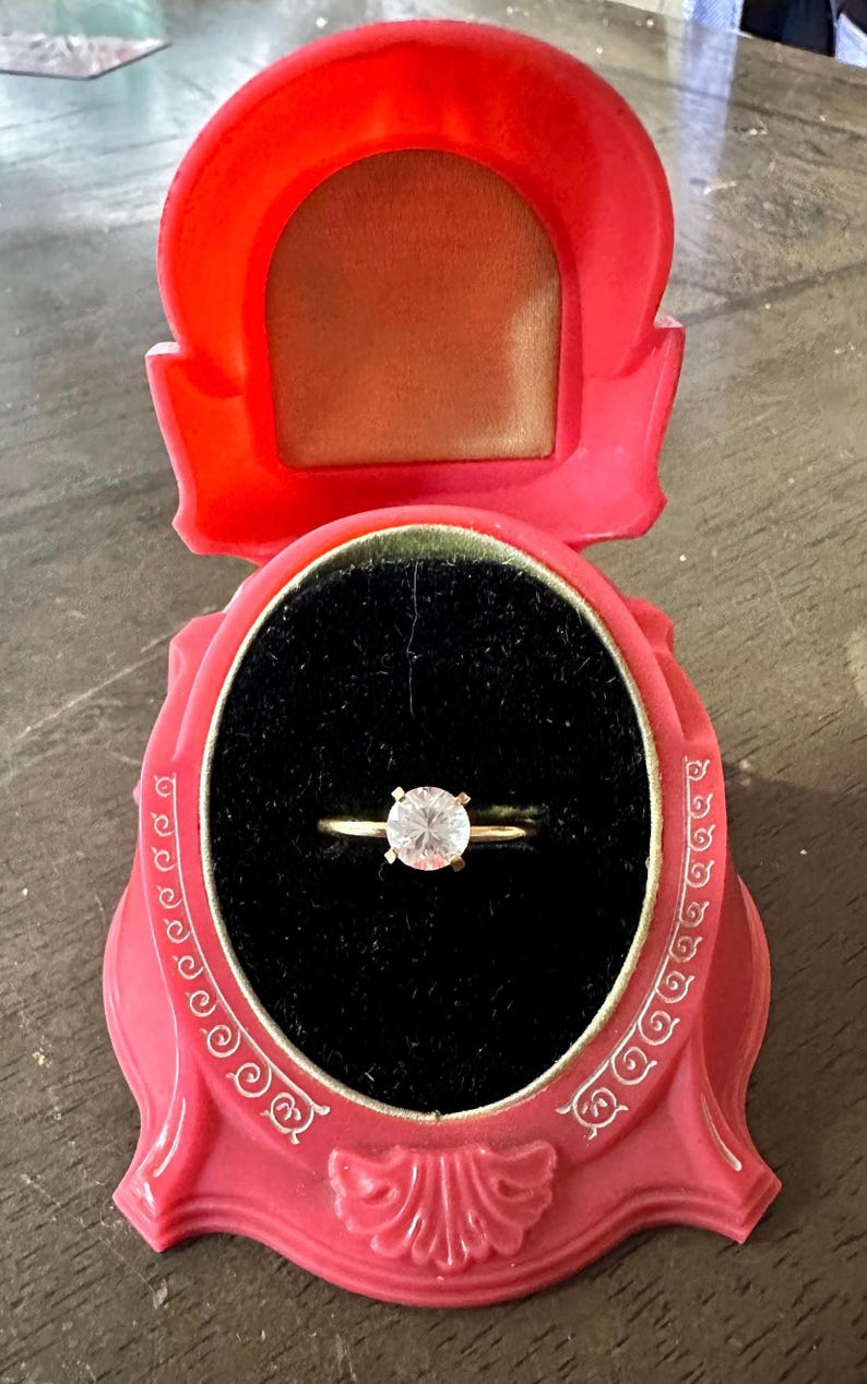 Art Deco Plastic Celluloid Ring Box Warner Jc Co - Etsy