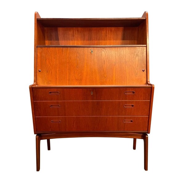 Mid Century Secretary Desk - Etsy