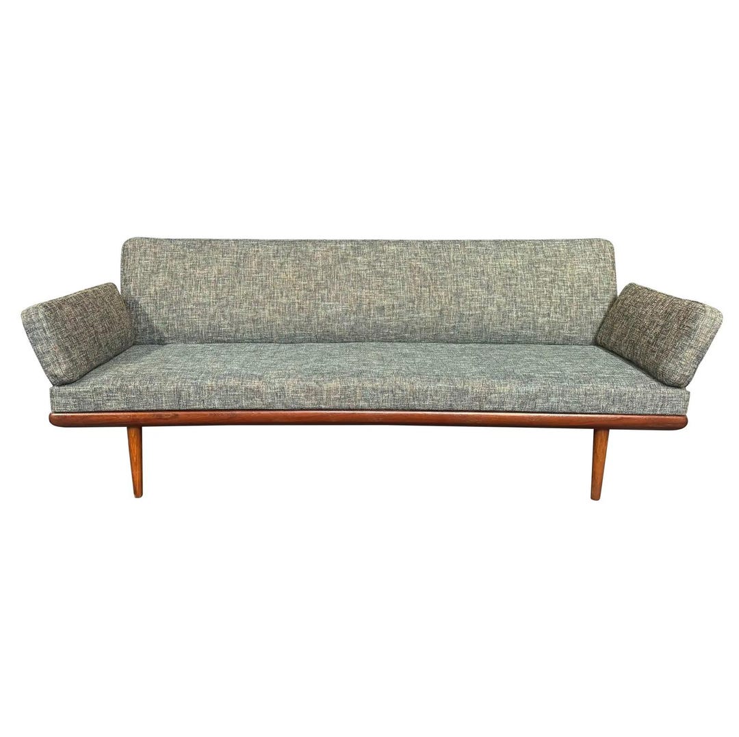 Vintage Danish Mid Century Modern Teak "minerva" Daybed by Peter Hvidt ...