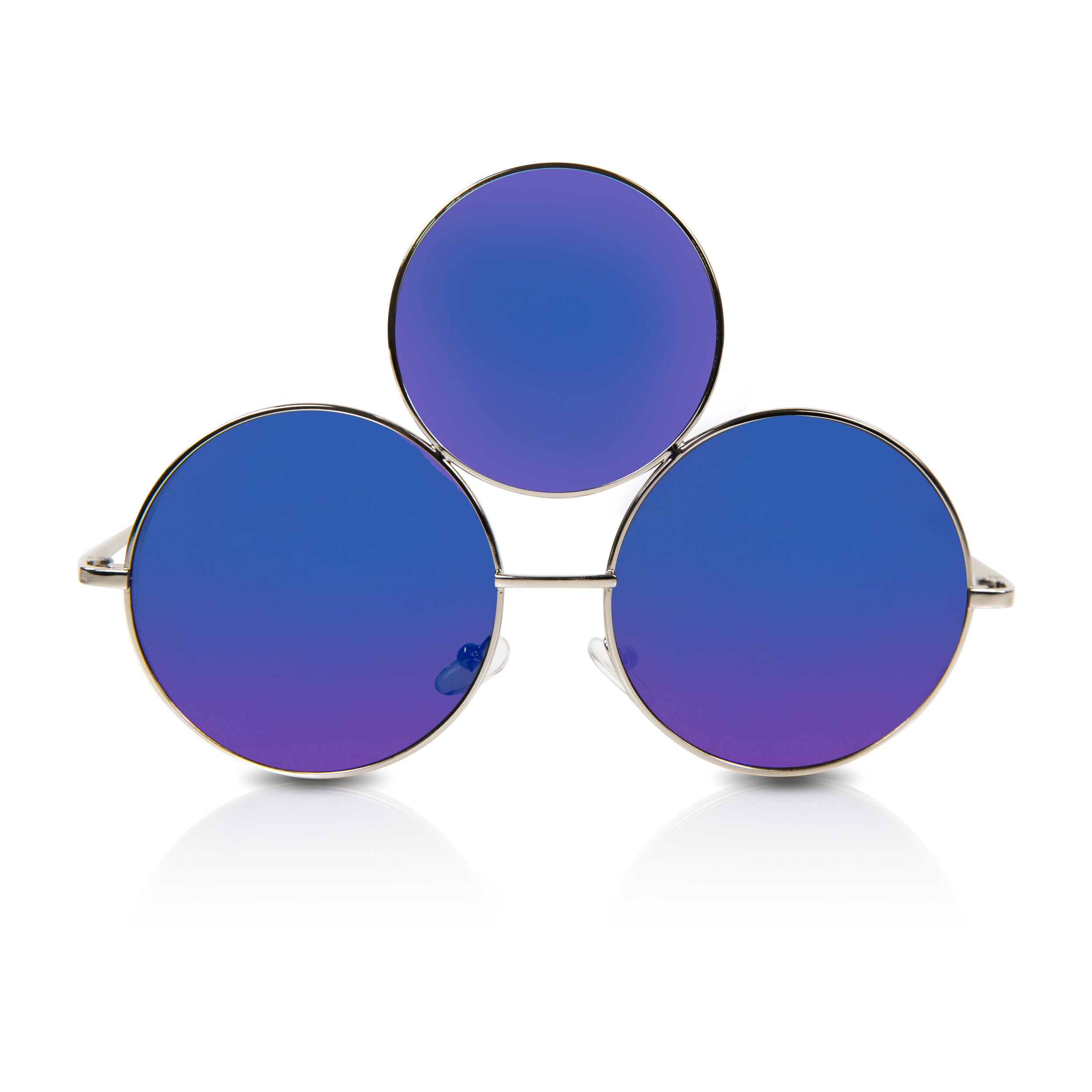 Third Eye Sunglasses, BLUE TRANSPARENT LENSES! Free Cleaning Pouch ...
