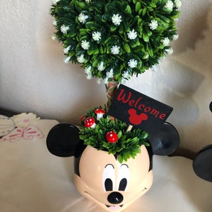 Mickey and Minnie Set of Topiaries, Mickey Topiary Decor, Minnie ...