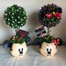 Mickey and Minnie Set of Topiaries, Mickey Topiary Decor, Minnie ...