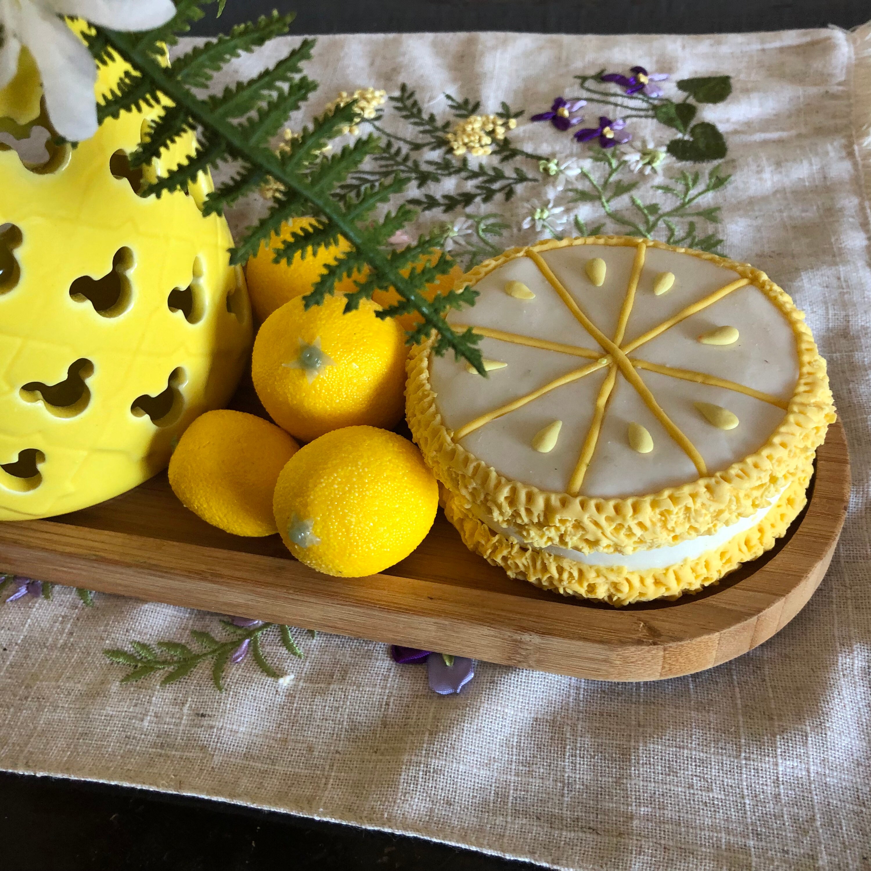 Mickey Lemon Topiary Decor Disney Lemon Topiary Mickey Home | Etsy