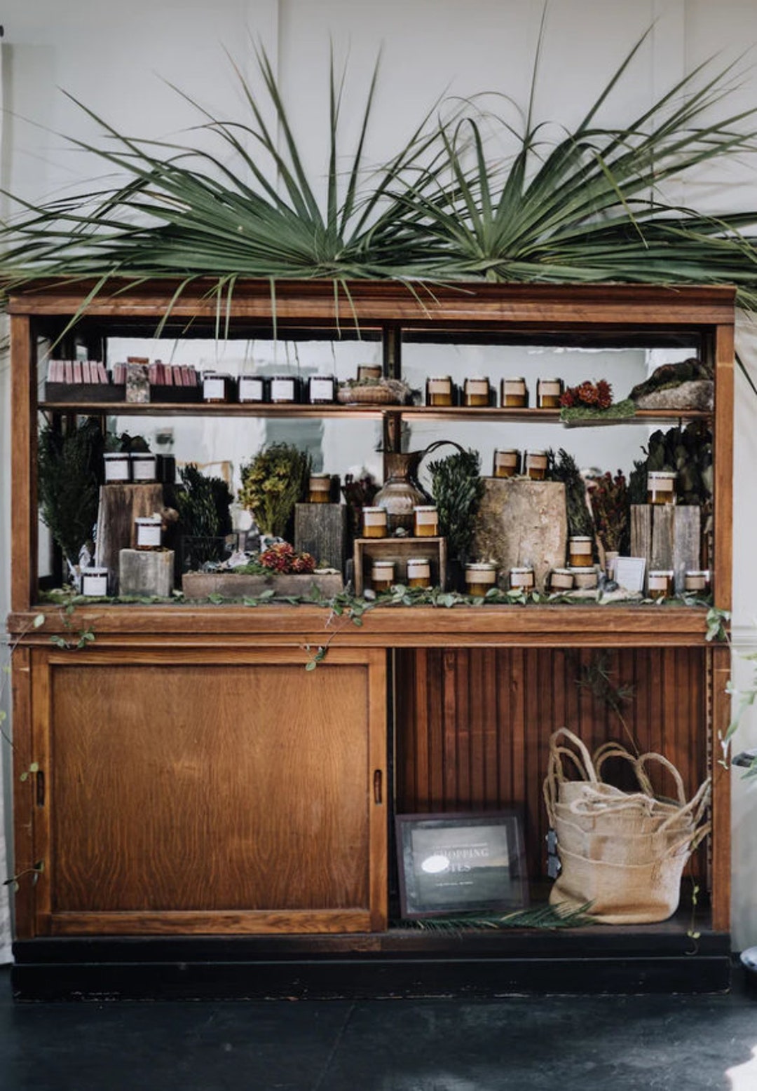 Early 1900s Antique Oak Pharmaceutical Cabinet With Mirrored Back and ...