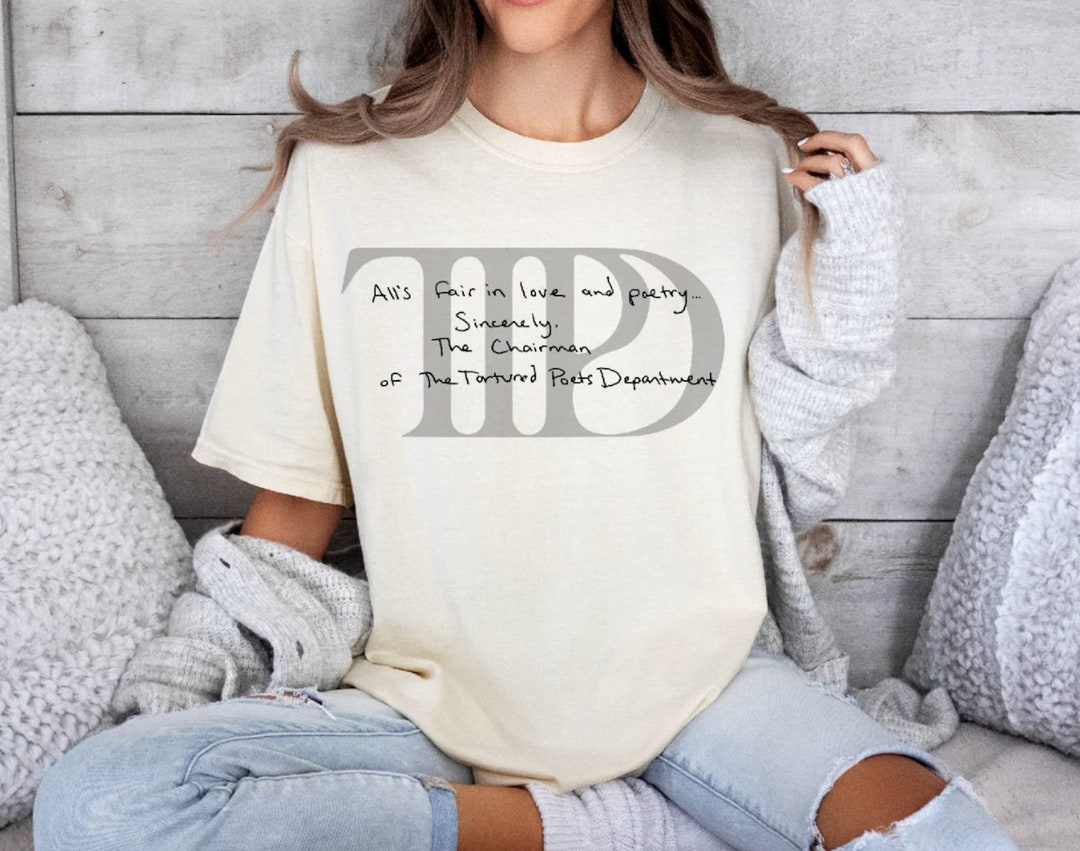 TTPD Text Vintage Shirt, the Tortured Poets EST 2024 Shirt, Department ...