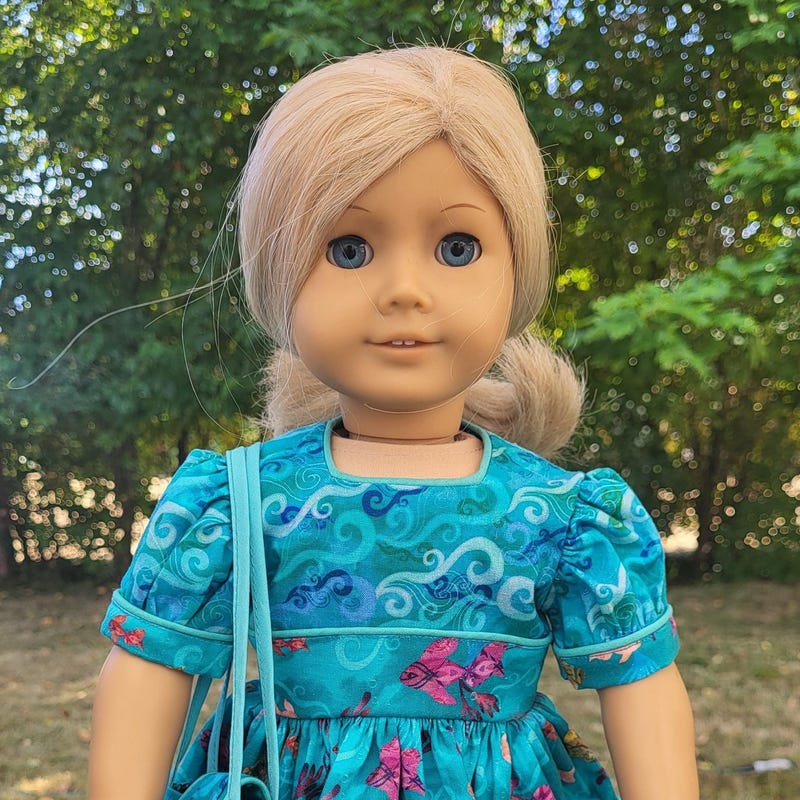 Teal Fish Dress - Etsy