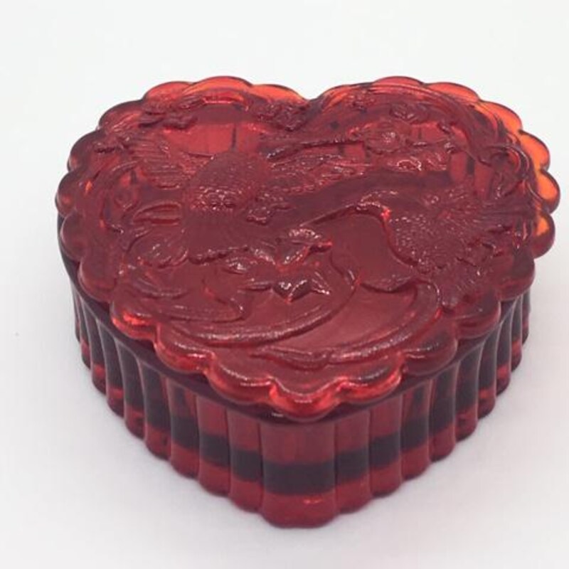 Glass Heart Box - Etsy