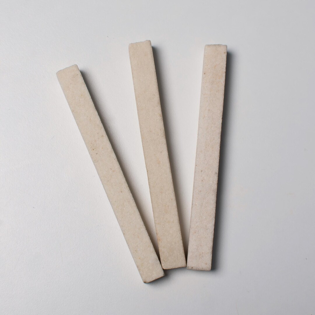 Rough Emery Stone for Metal Grinding White 1pcs, Carborundum Sharpening ...