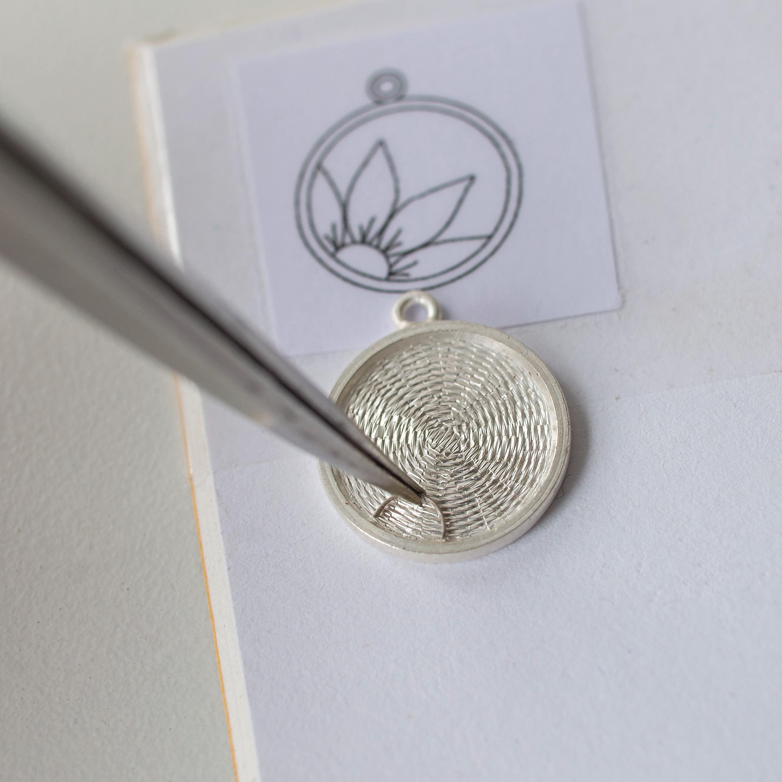 DIY Enamelling Kit: Sterling Silver Pendant, Cloisonne Enamel Art (PDF ...