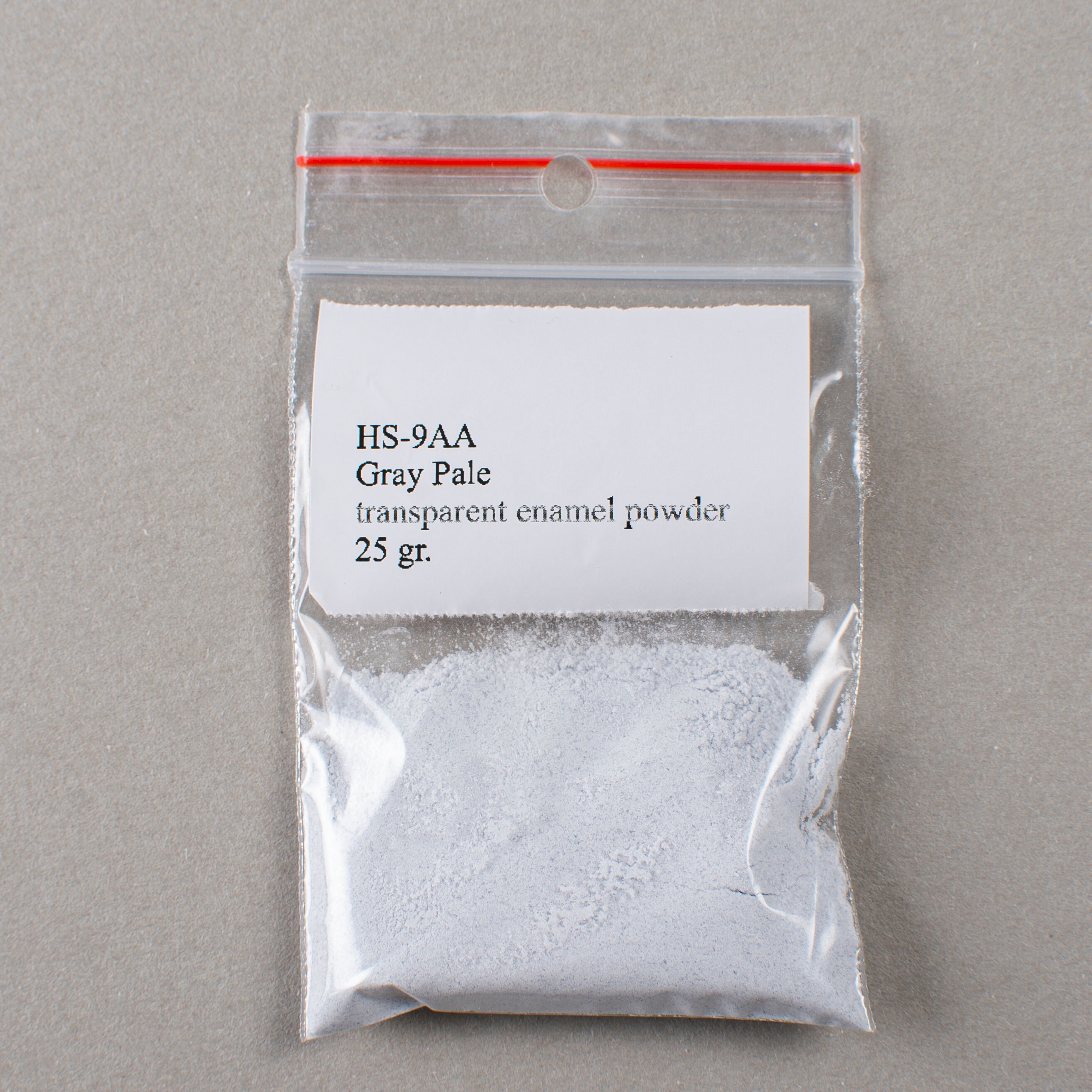 Enamel Powder Gray Pale Transparent Enamel No. HS-9AA, 25gr. Glassed ...
