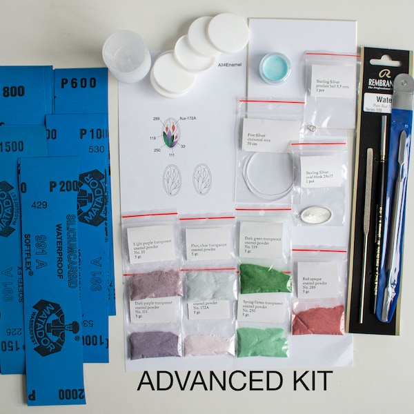 Enamel Powder Jewelry Kit - Etsy