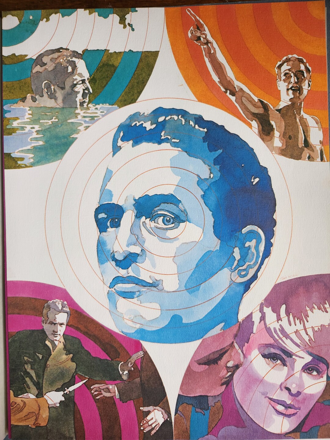Tim Lewis, 10'x13' Print of Paul Newman, Elke Sommer From the MGM Movie ...