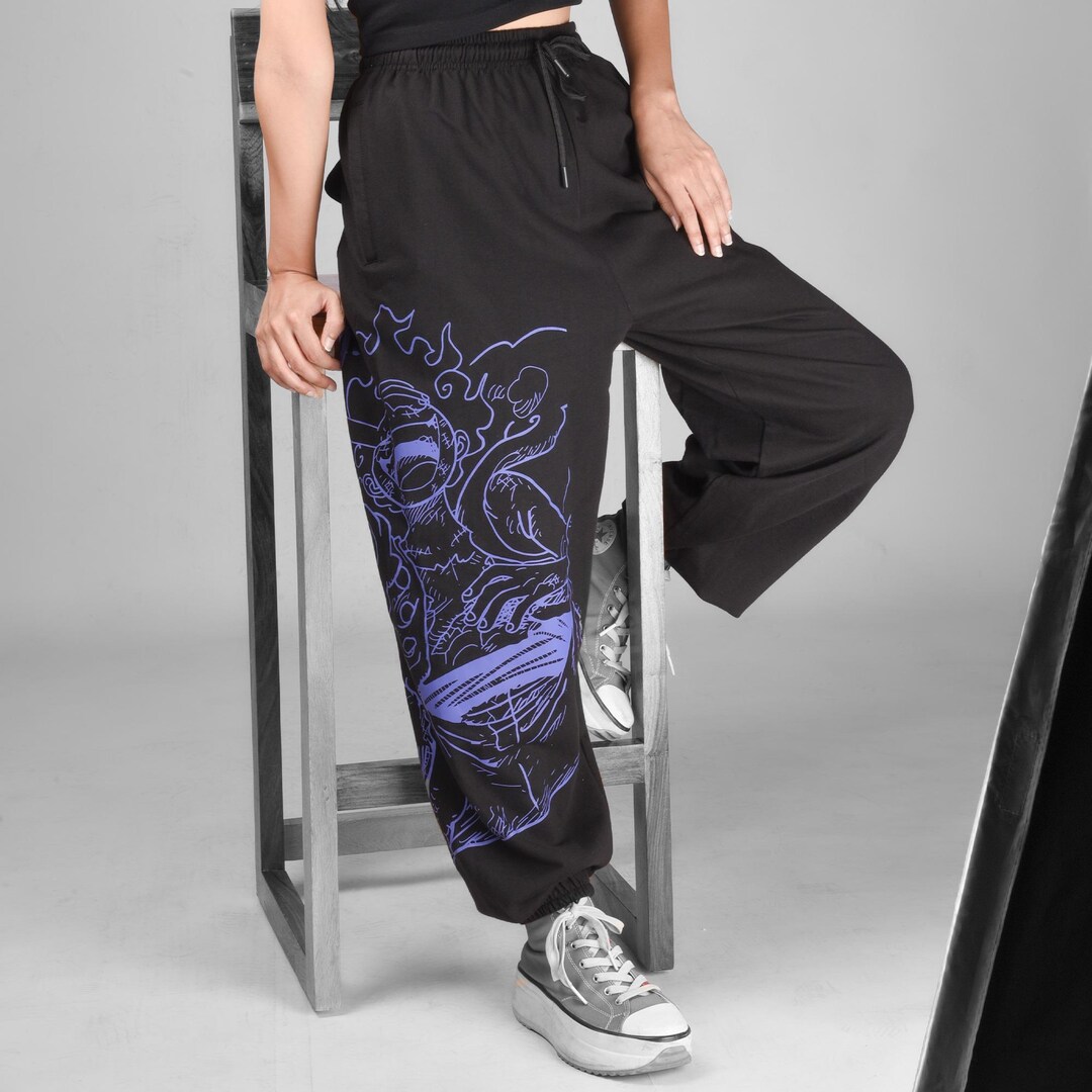 Unisex Anime Jogger, Gear 5 Printed Anime Inspired Japanese Manga Track ...