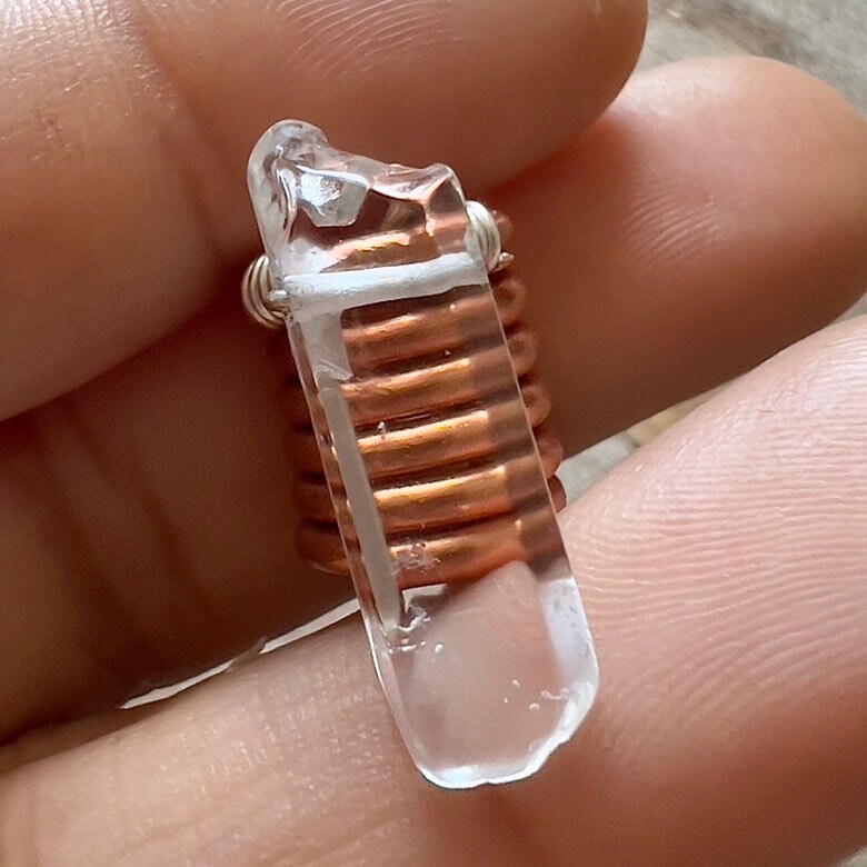 Quartz Loc Jewelry Crystal Loc Jewelry Quartz Loc Coil - Etsy