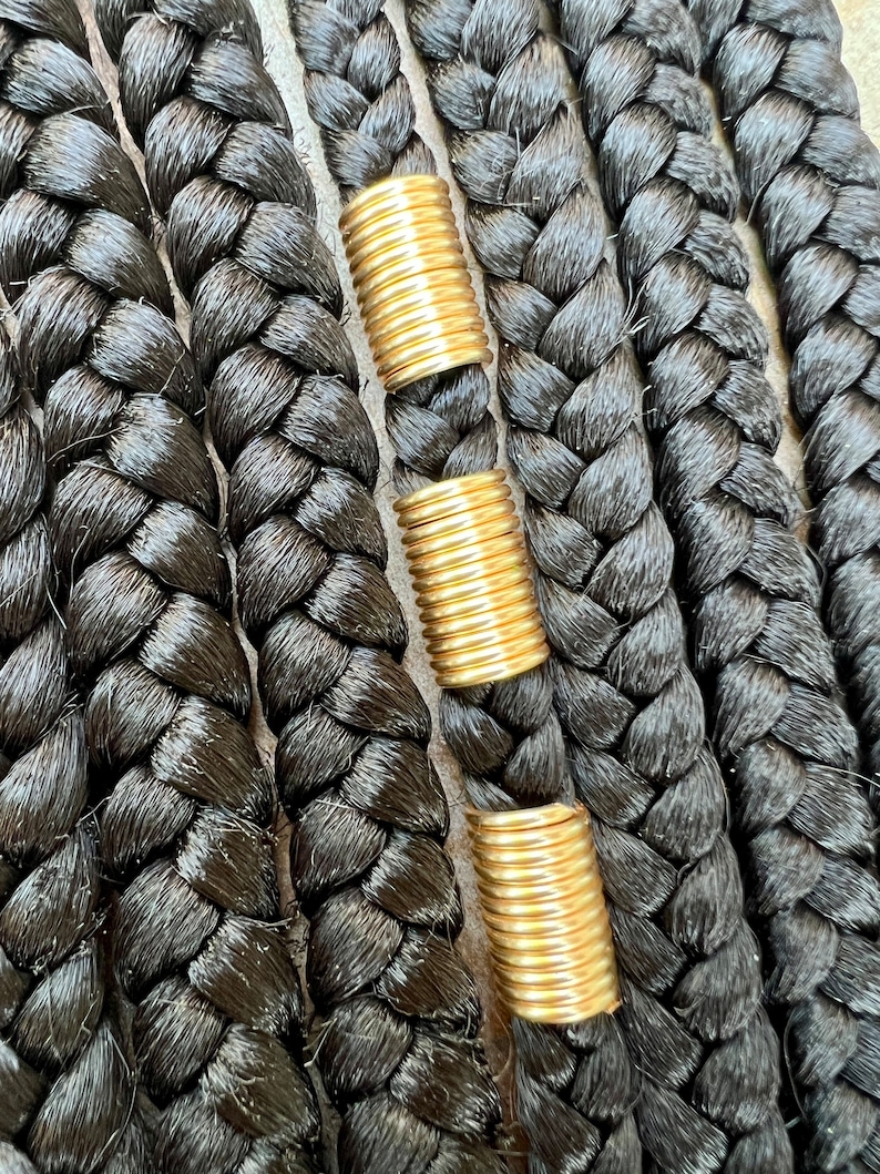 Gold Hair Rings, Gold Dread Cuffs, Loc Jewelry, Gold Loc Jewelry, Loc ...