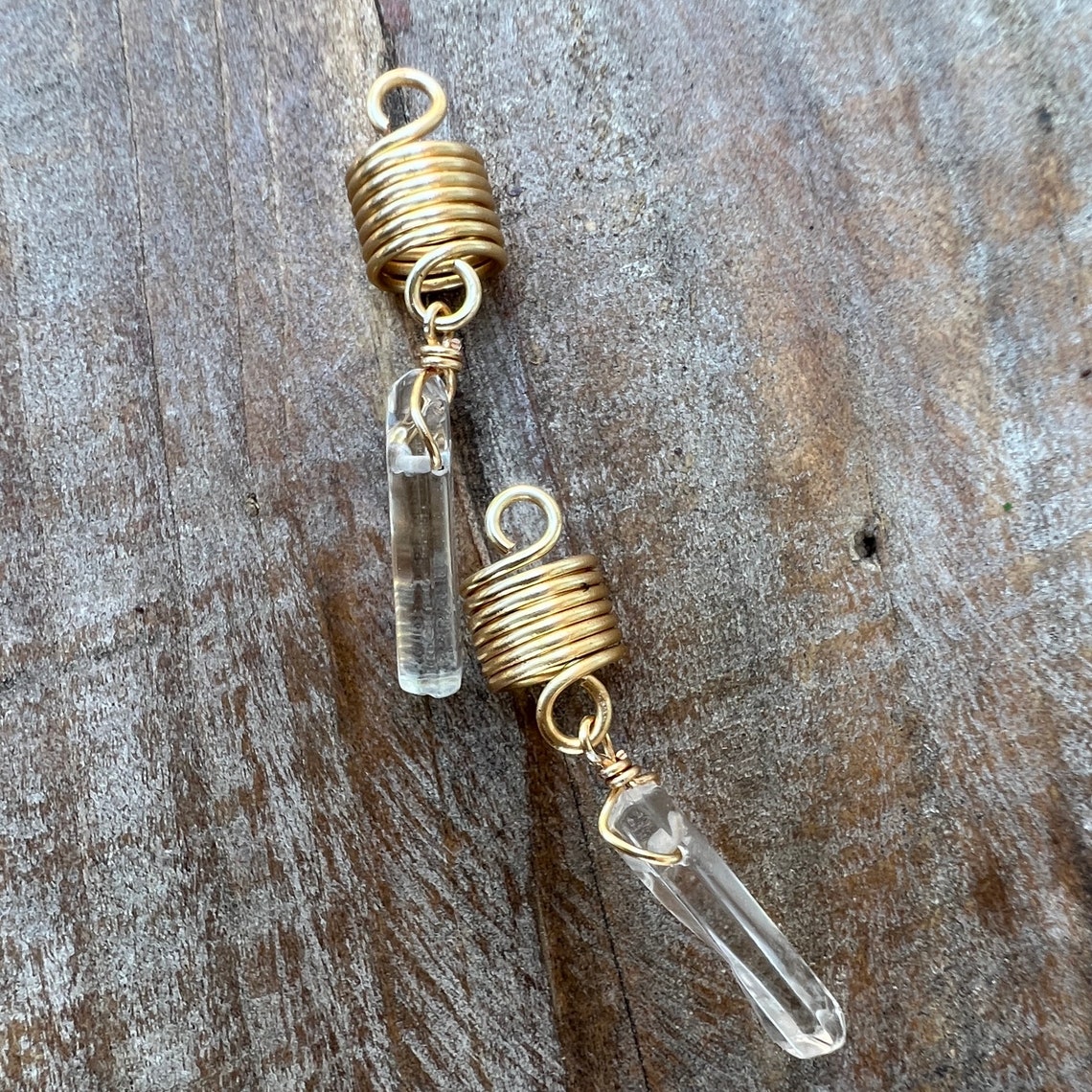 Loc Jewelry Quartz Loc Jewelry Crystal Loc Jewelry Silver - Etsy
