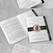 Funeral Program Template Graduated Fold 8.5 X 11 Red Black and White ...