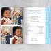 Light Blue Funeral Program Template: Graduated Fold, 8 Pages, 8.5x11 ...