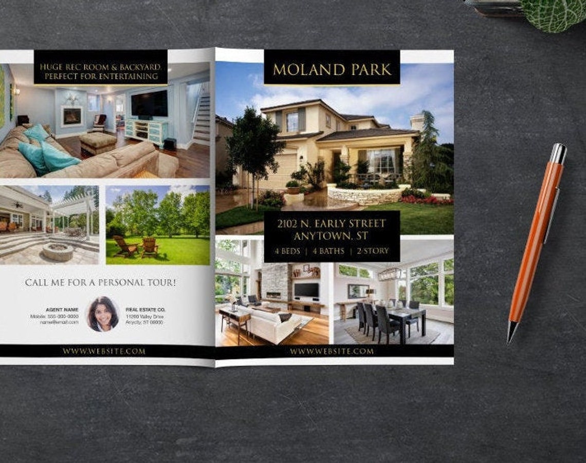 Real Estate Marketing Template Package Real Estate Brochure - Etsy