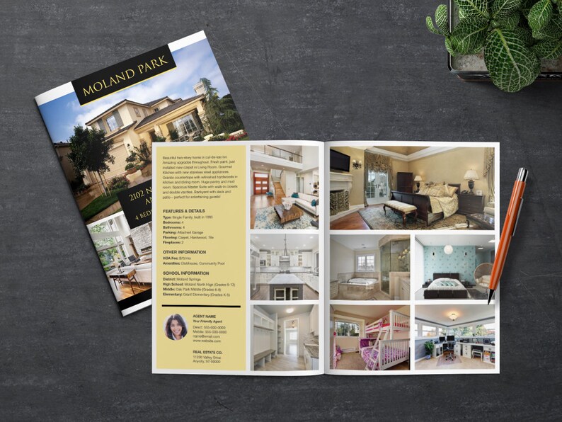 Real Estate Marketing Template Package Real Estate Brochure - Etsy