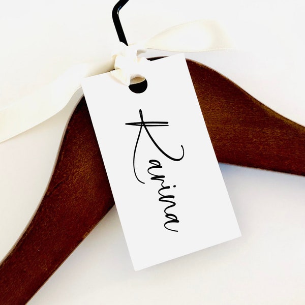 Personalized Name Cards for Hangers - Etsy