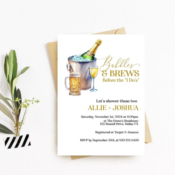 Paperless Bridal Shower Invitations - Etsy