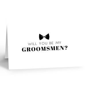 Groomsmen Best Man Proposal Blank Note Cards Groomsman - Etsy