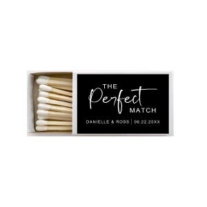 Custom Matchboxes Matches Wedding Favors for Guests, the Perfect Match ...