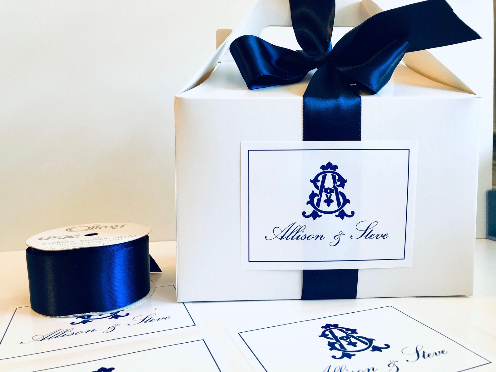 Custom Hotel Gable Box Stickers Monogrammed Wedding Guest | Etsy