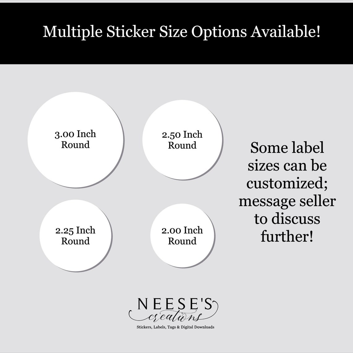 Round Floral Wedding Guest Party Favors Stickers, Custom Cookie Labels ...