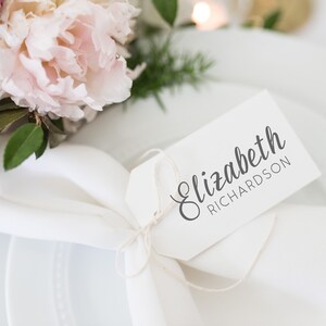 Editable Name Hang Tags Wedding Name Place Cards Printable - Etsy