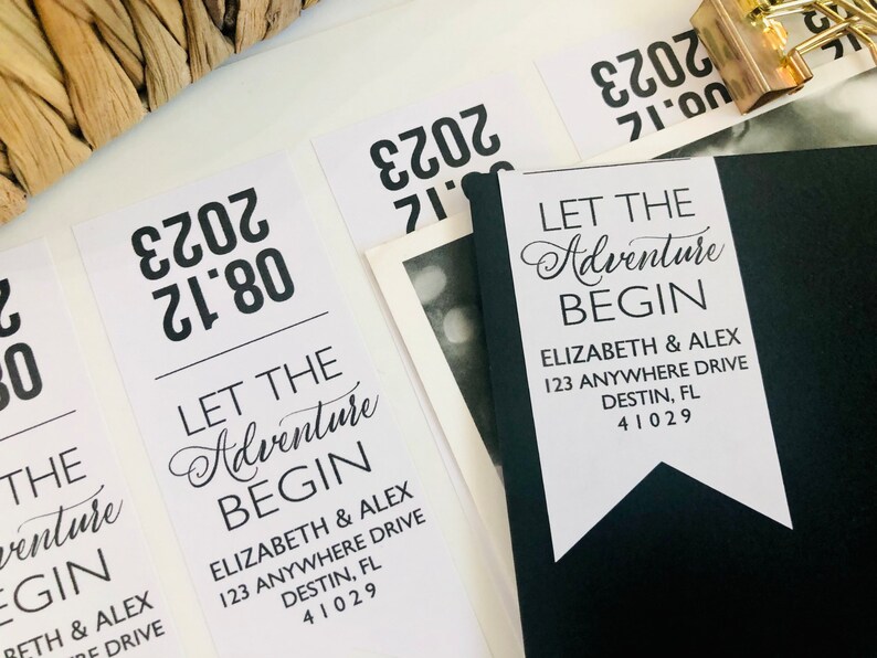 Wedding Invitation Return Address Labels Stickers - Etsy
