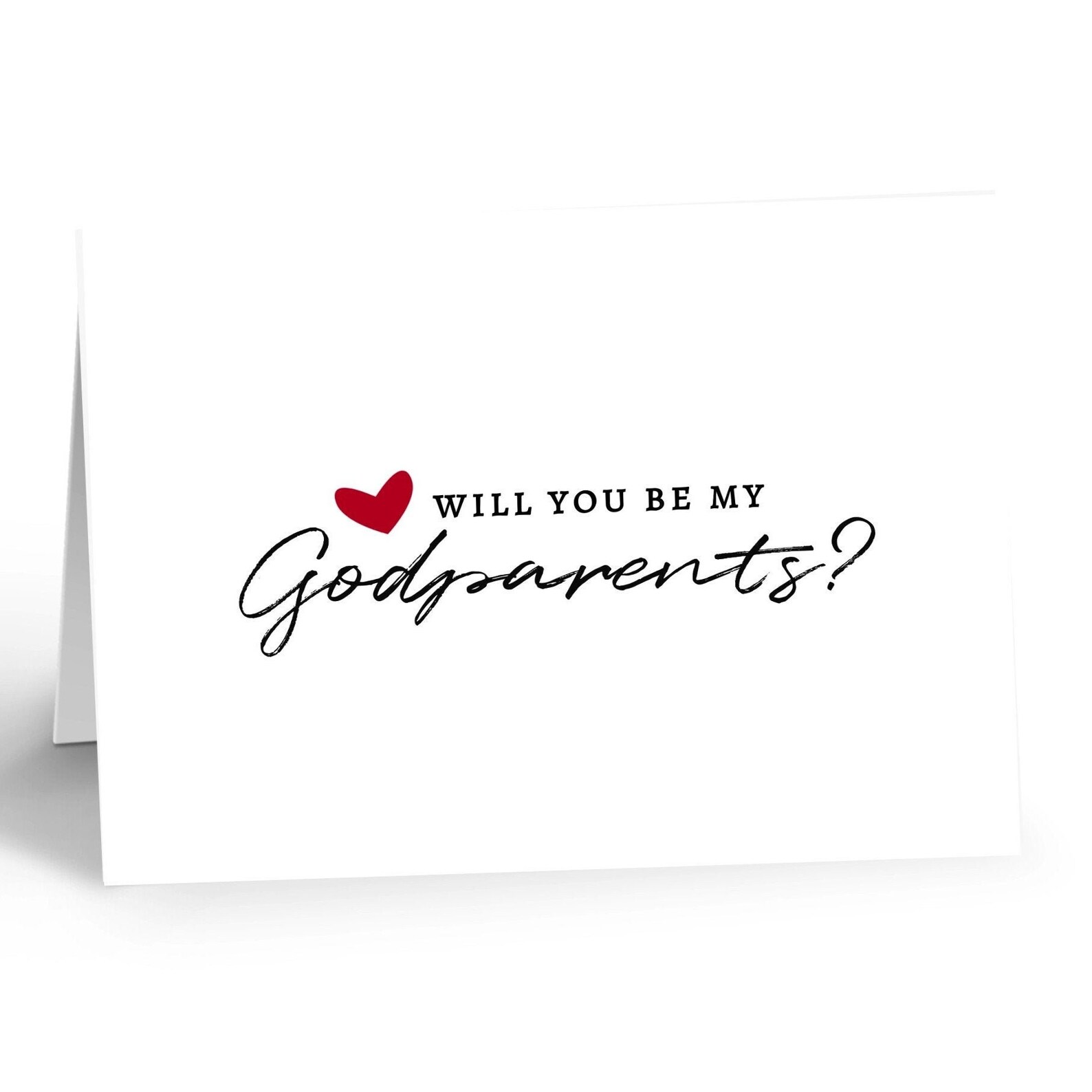 Printable Godparent Proposal Blank Note Cards, Digital Card Template - Etsy