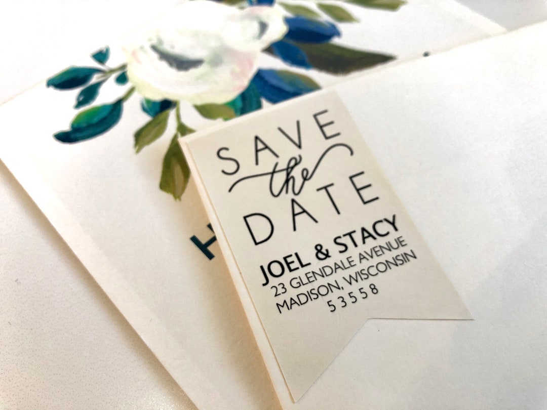 Wedding Address Return Labels Custom Mailing Stickers - Etsy