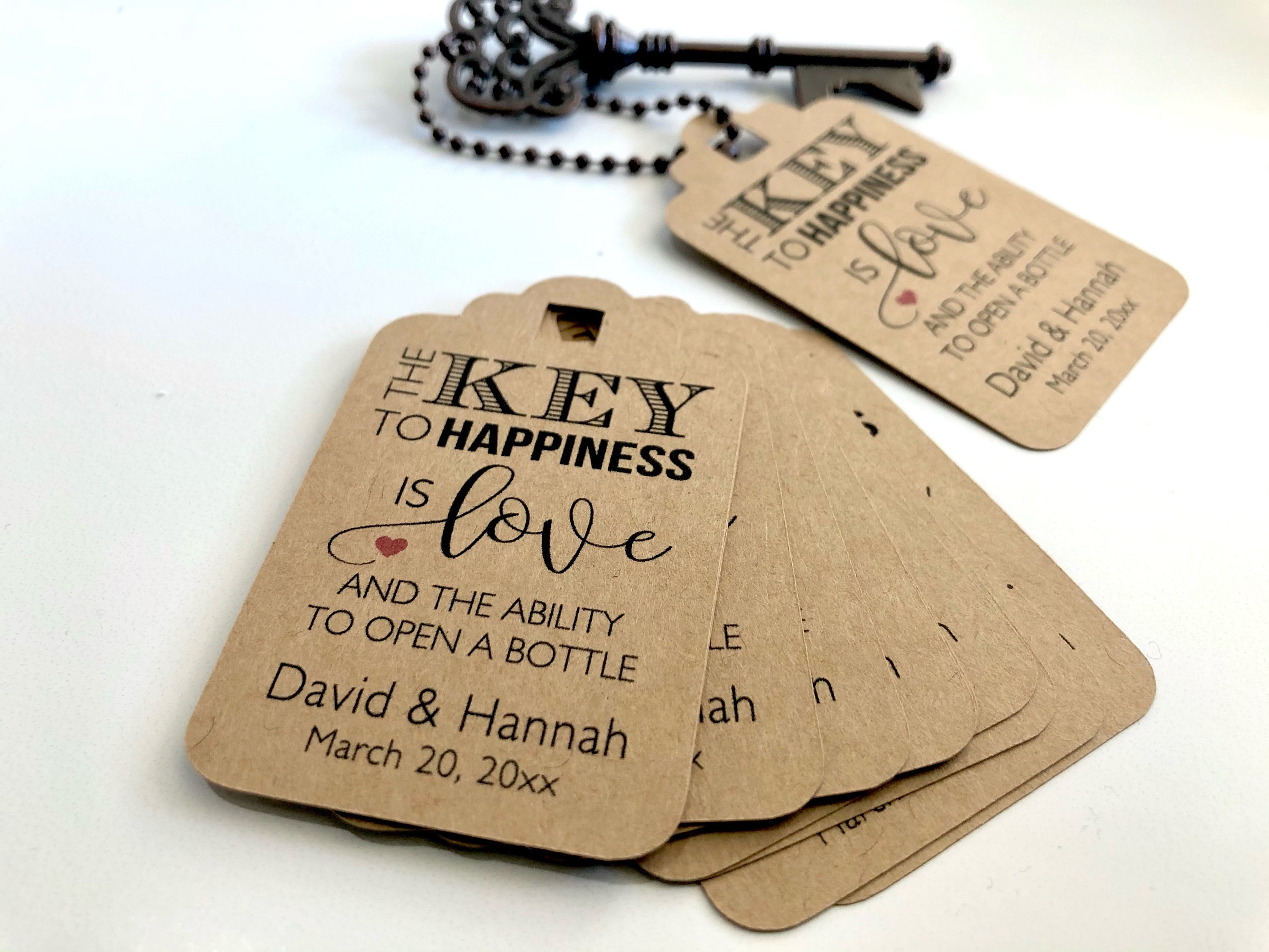 Key Bottle Openers AND Tags Wedding Favors Skeleton Key - Etsy Canada