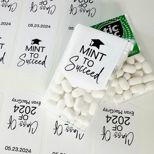 Senior Class 2025 Graduation Party Favors for Guest, Stickers for High ...