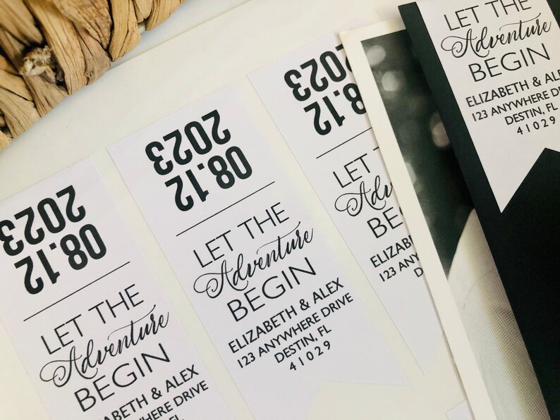 Wedding Invitation Return Address Labels Stickers - Etsy