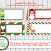 Christmas Seasonal Tent Style Food Table Labels Name Cards - INSTANT ...