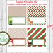 Christmas Seasonal Tent Style Food Table Labels Name Cards - INSTANT ...