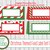 Christmas Seasonal Tent Style Food Table Labels Name Cards - INSTANT ...