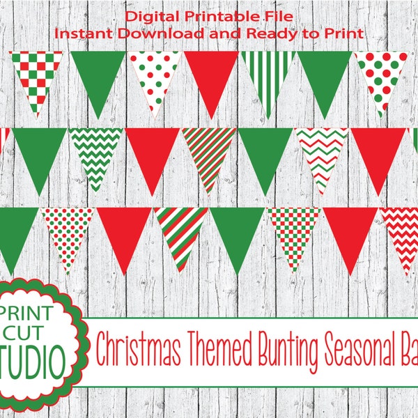 Red Green Banner - Etsy