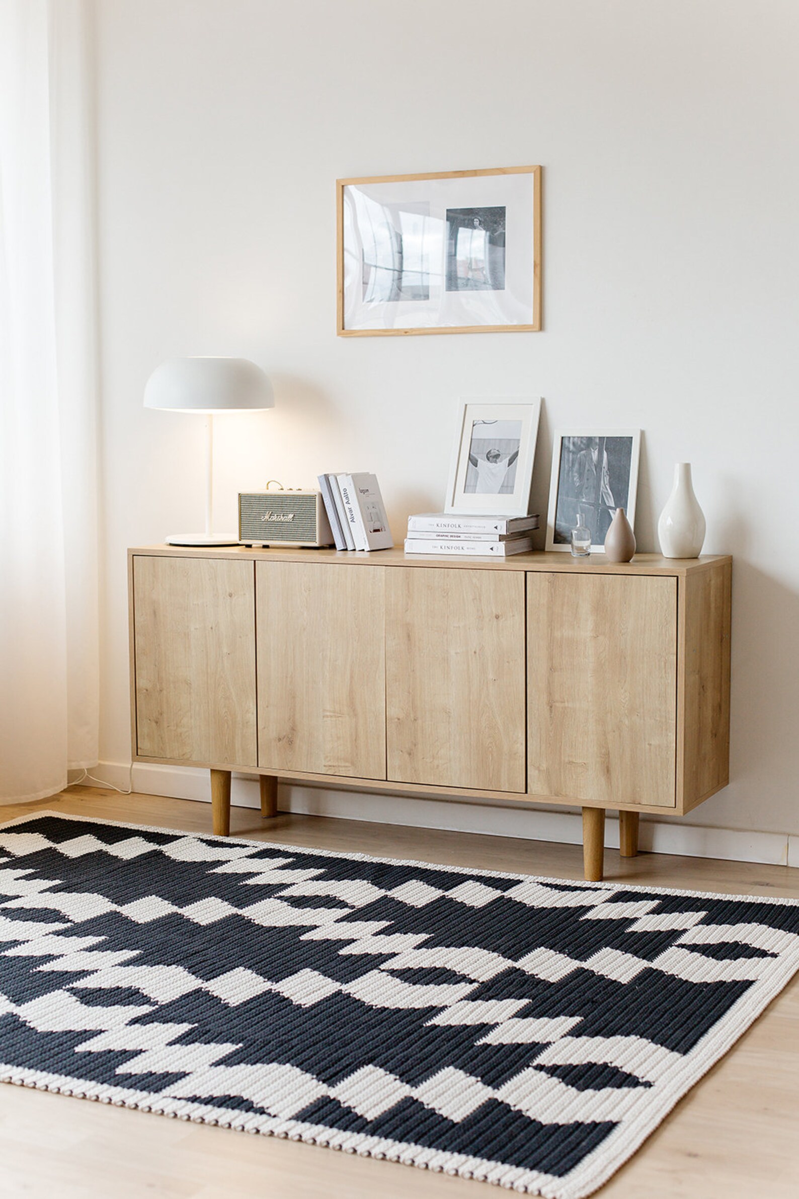 Swedish Rug Crochet Pattern Scandinavian Rug Design by | Etsy