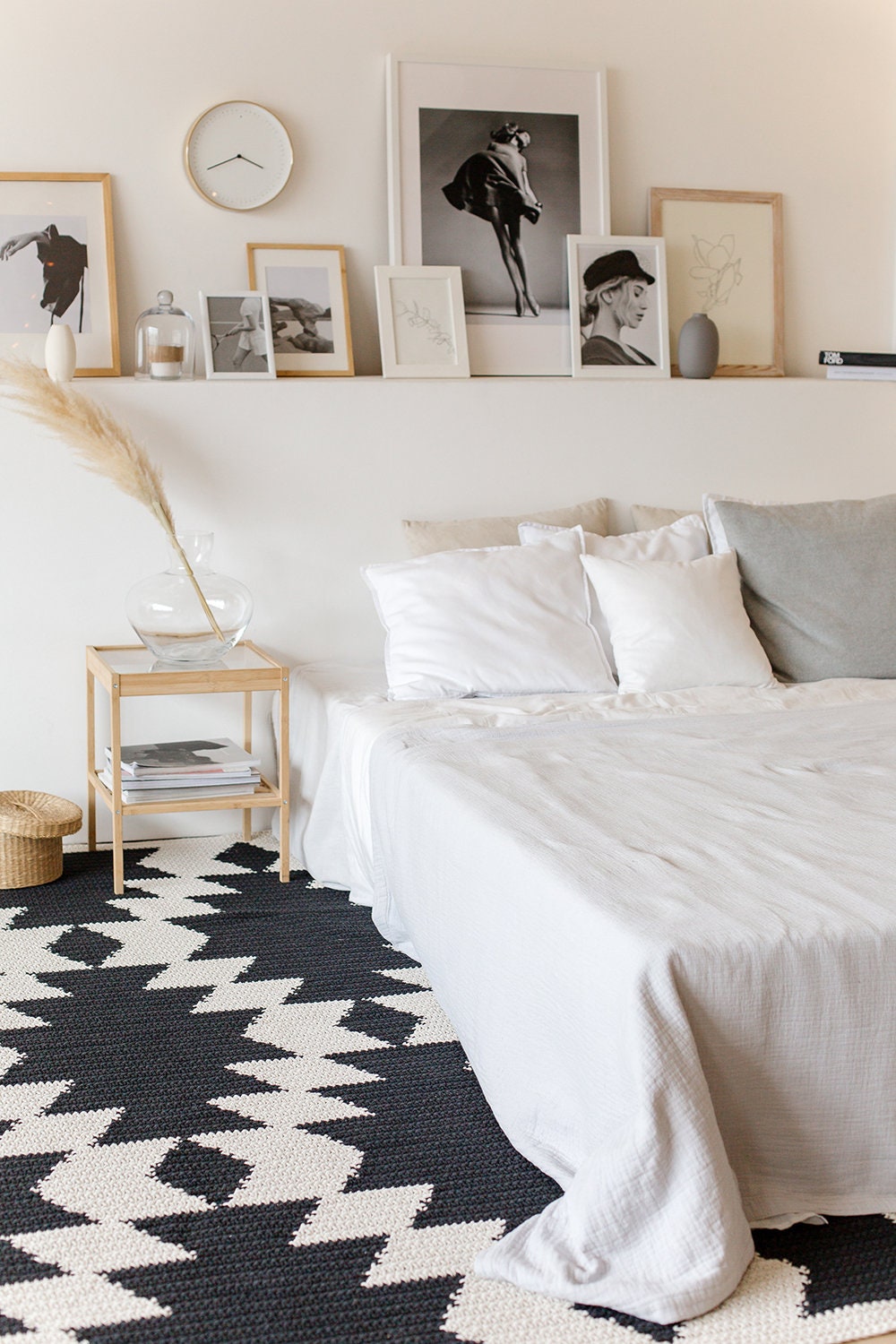 Swedish Rug Crochet Pattern Scandinavian Rug Design by | Etsy